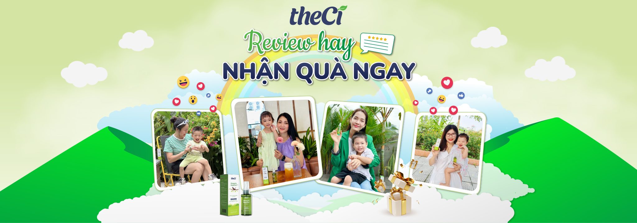 Theci.vn | Xịt chống muỗi & Con lăn muỗi