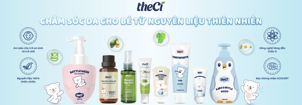 Theci.vn - Chăm Sóc Làn Da Bé Từ Thiên Nhiên