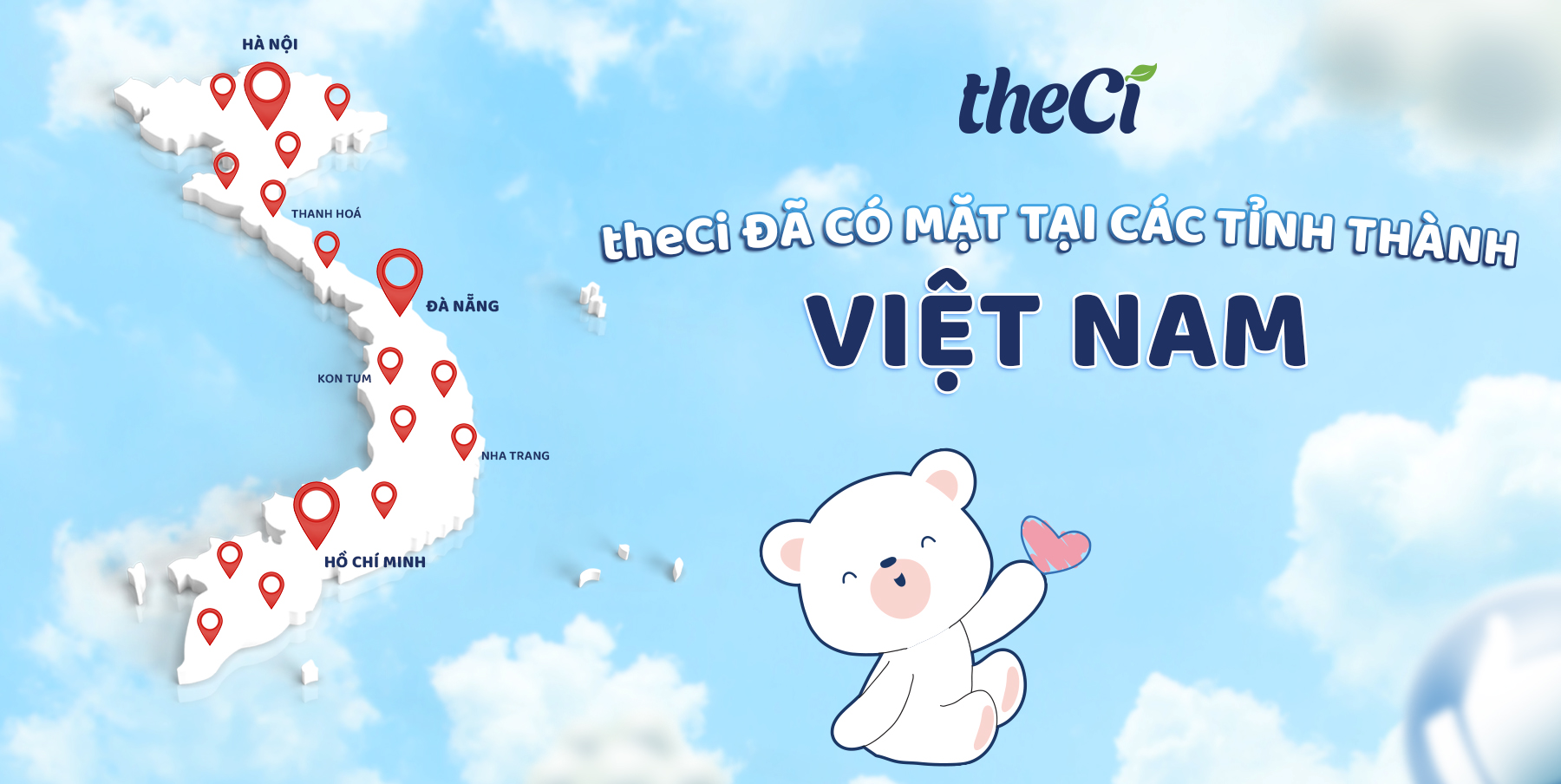 theCi Đã Chính Thức Có Mặt Tại Các Tỉnh Thành Việt Nam
