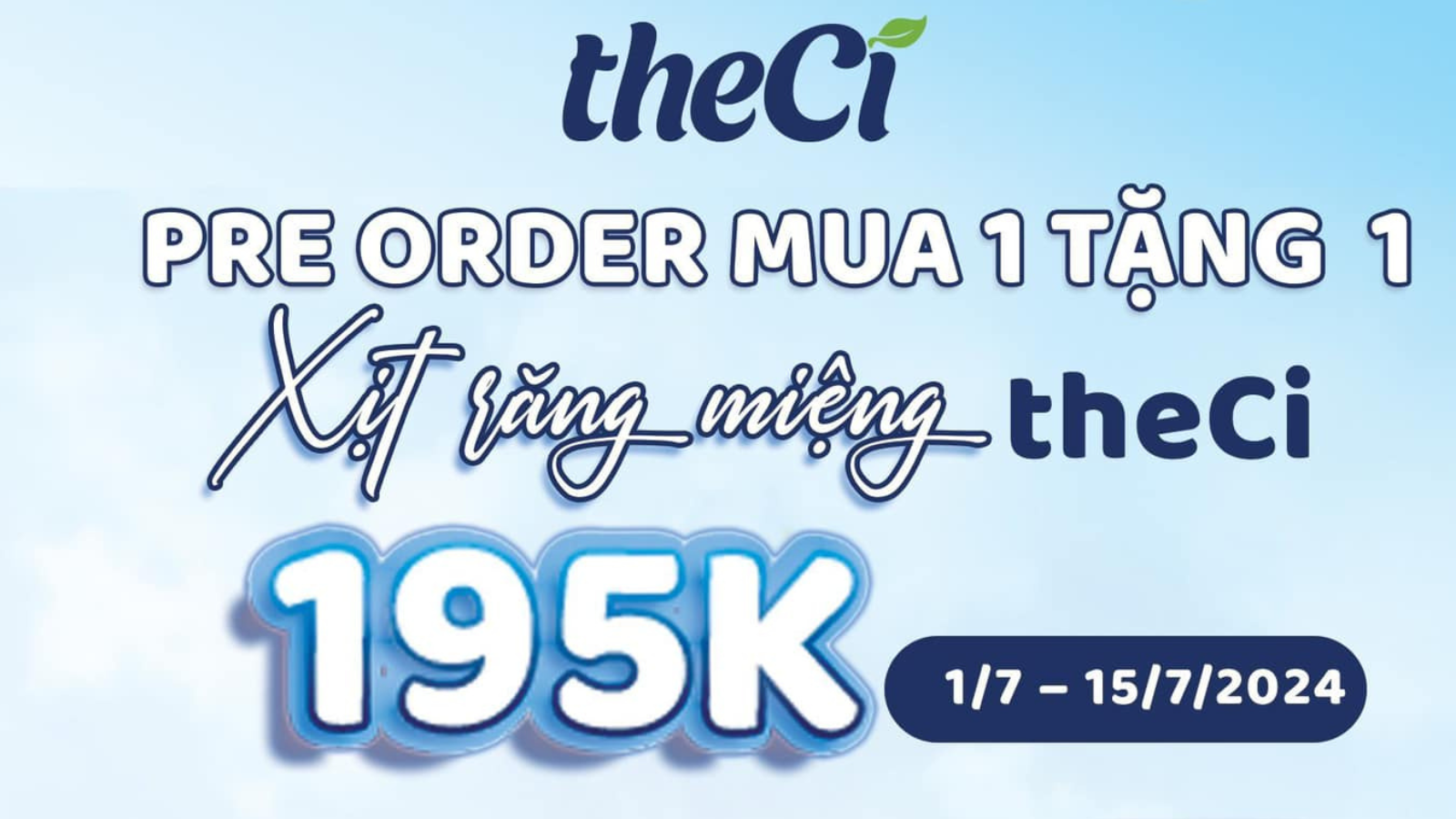 Pre-Order Dành Cho Sản Phẩm Xịt Răng Miệng theCi - TheCi